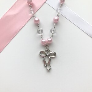 Decorator Coquette Dollette Hyperfeminine Ribbon Charm Necklace - Etsy