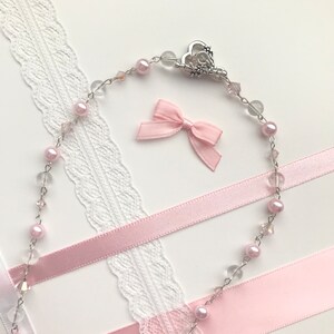 Decorator Coquette Dollette Hyperfeminine Ribbon Charm Necklace - Etsy