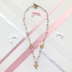 Decorator Coquette Dollette Hyperfeminine Ribbon Charm Necklace - Etsy