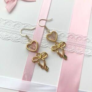 Decorator Coquette Dollette Hyperfeminine Ribbon Bow Heart Charm ...