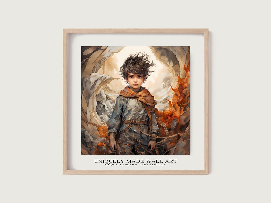 Magical Elemental Encounter Manga Style Art Print / Watercolor Style ...