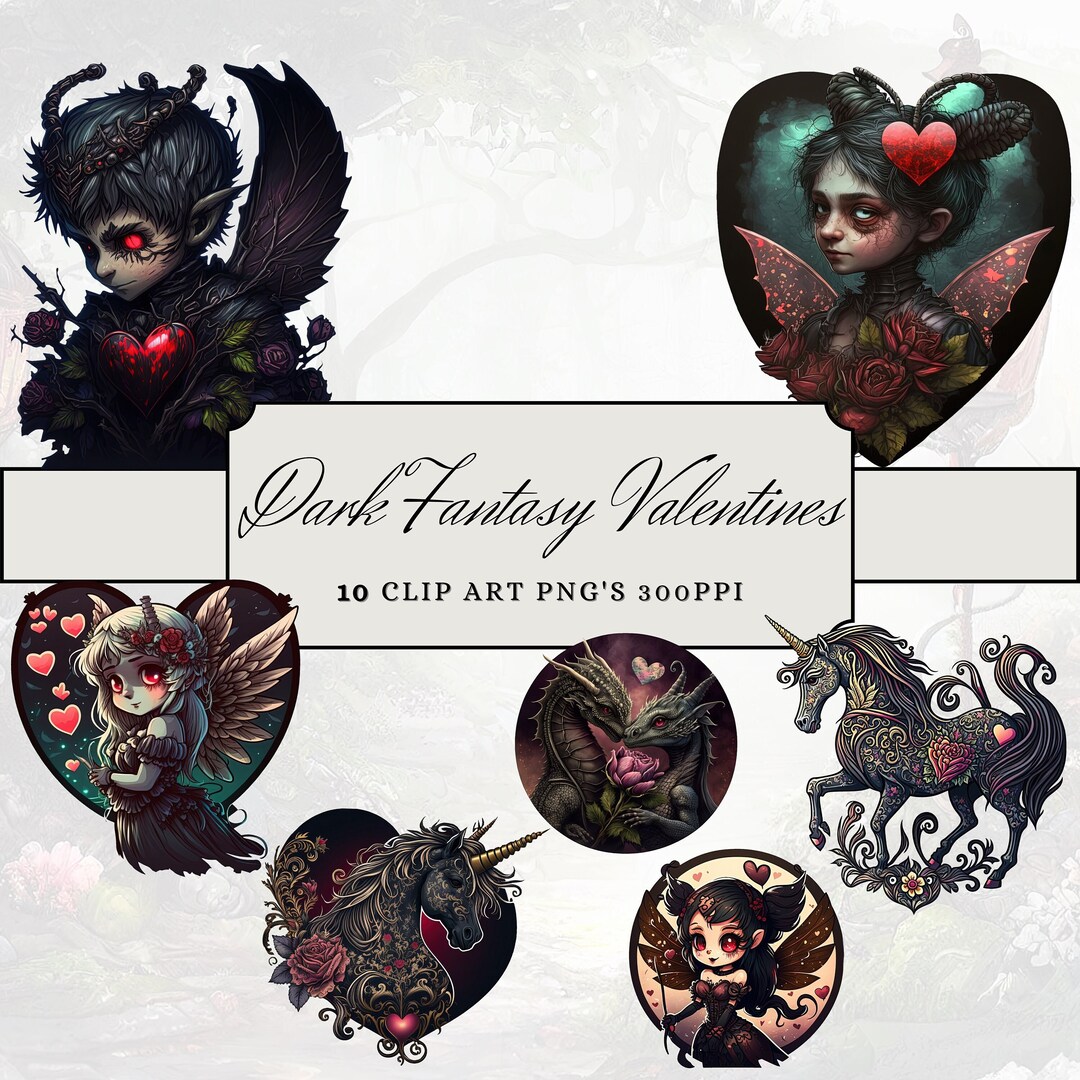 Digital Art Printable Product / Fantasy Art / Journal Stickers / Elves ...