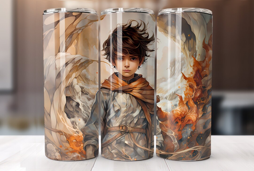 Magical Elemental Encounter Manga Style Tumbler Wrap Design ...