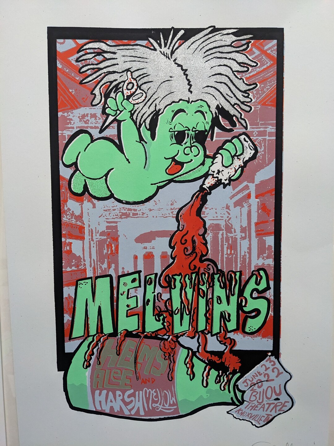 MELVINS Screen Printed Gig Poster - Etsy