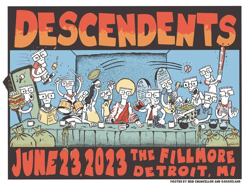 DESCENDENTS Screen Printed Gig Poster - Etsy