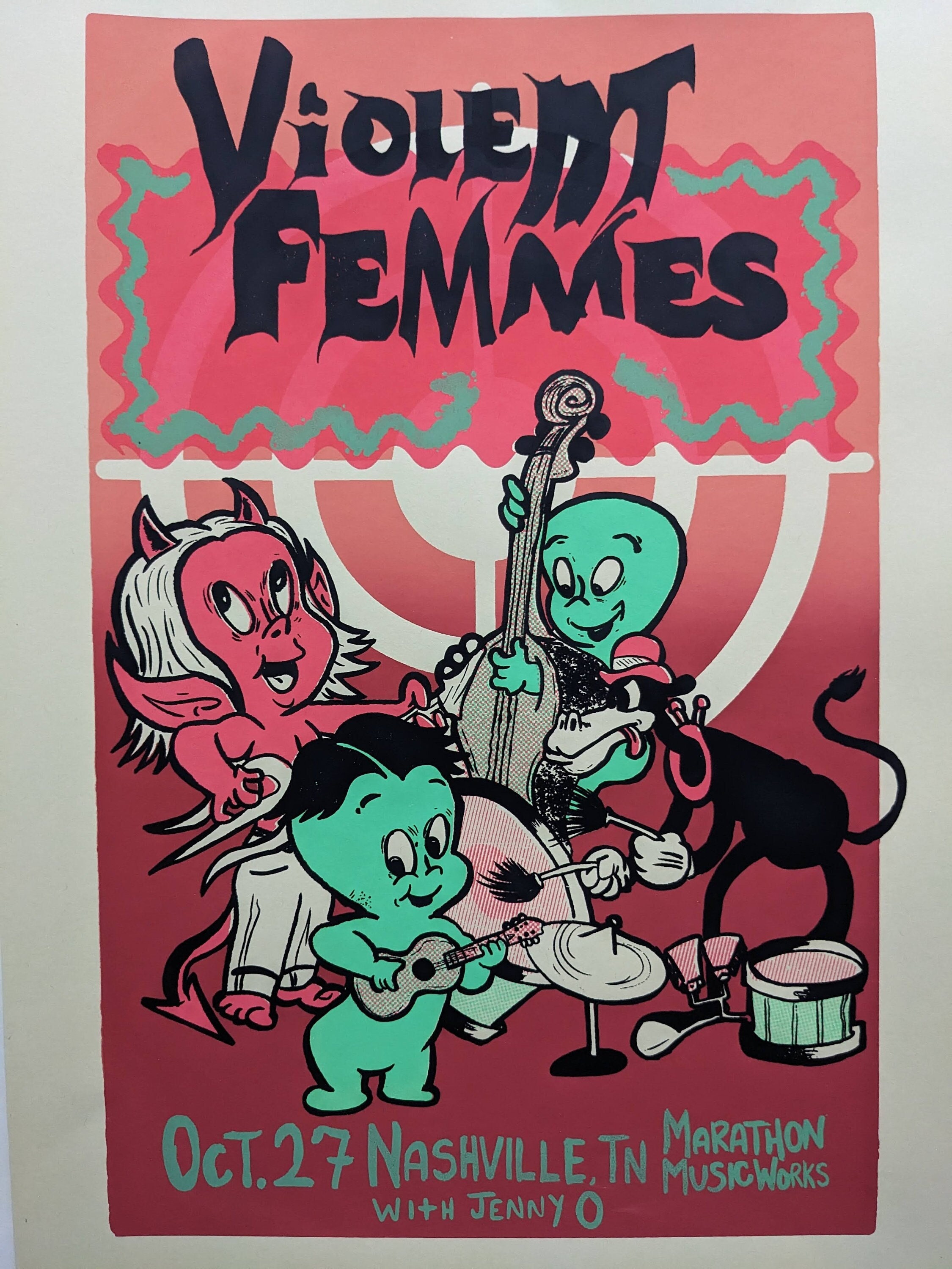Violent Femmes Screen Printed Gig Poster - Etsy
