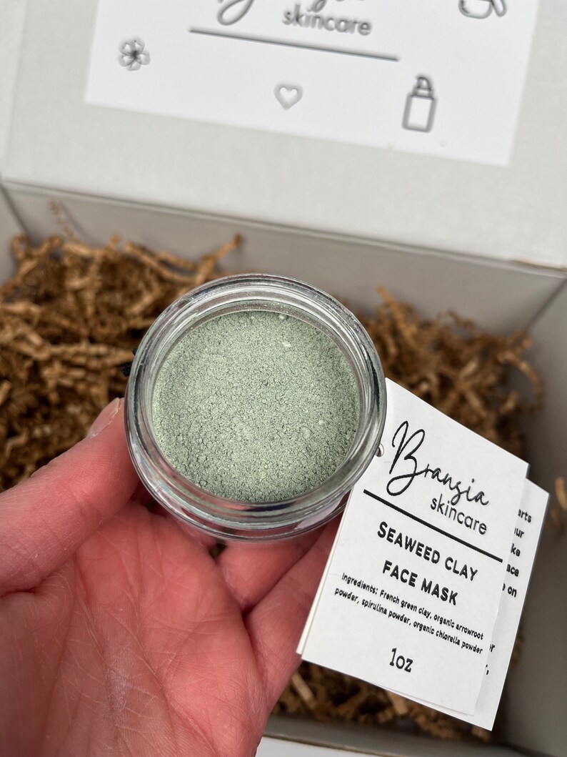 Seaweed Clay Face Mask Dry Clay Mask cleansing - Etsy