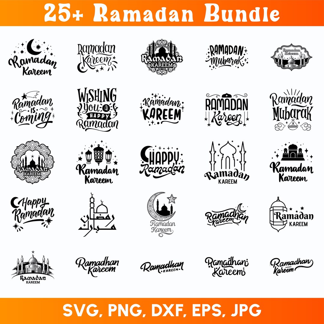 Ramadan Svg Bundle, Ramadan Mubarak CRICUT SVG, Islamic Bundle, Ramadan ...