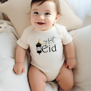 My First Eid SVG Bundle, Baby Onesie Design, Ramadan SVG, First Eid ...