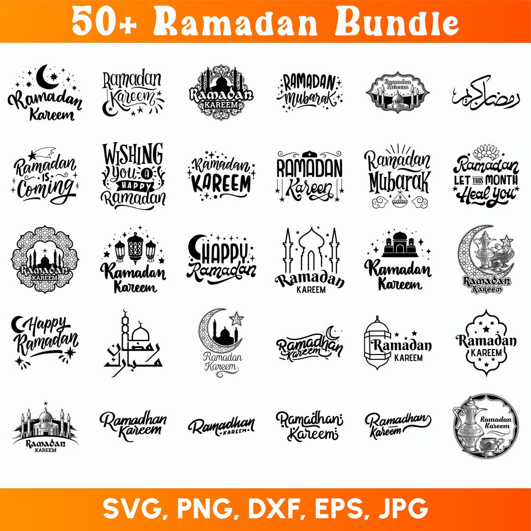 Ramadan Svg Bundle, Ramadan Mubarak CRICUT SVG, Islamic Bundle, Ramadan ...
