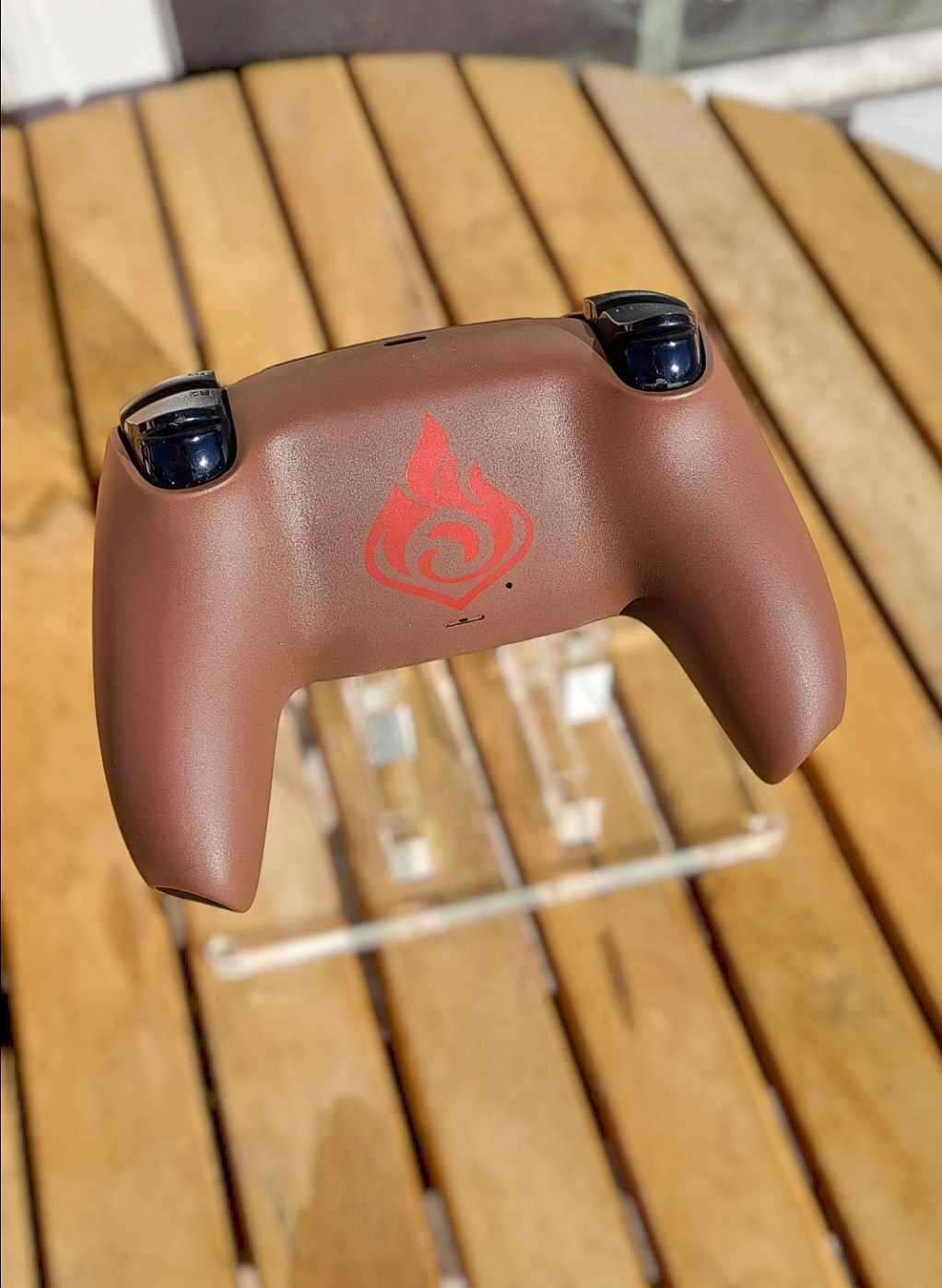 Custom Painted PS5 Dualsense Controller Hutao Brown - Etsy
