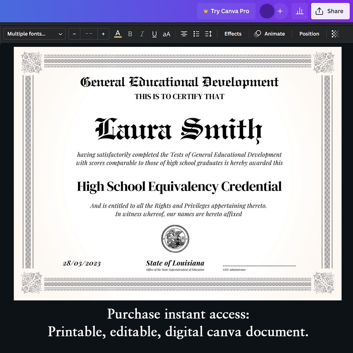 Fake GED Diploma, Fake GED, Fake Highschool Diploma, Buy Fake Diploma ...