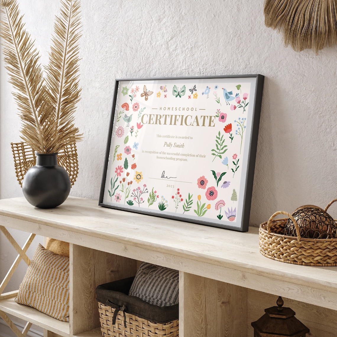 Editable Kindergarten Certificate Template Printable - Etsy