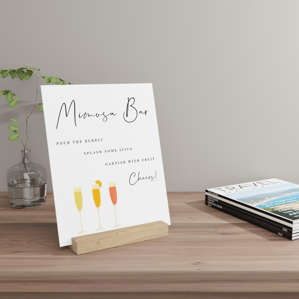 Mimosa Bar Printable Sign for Any Event - Etsy