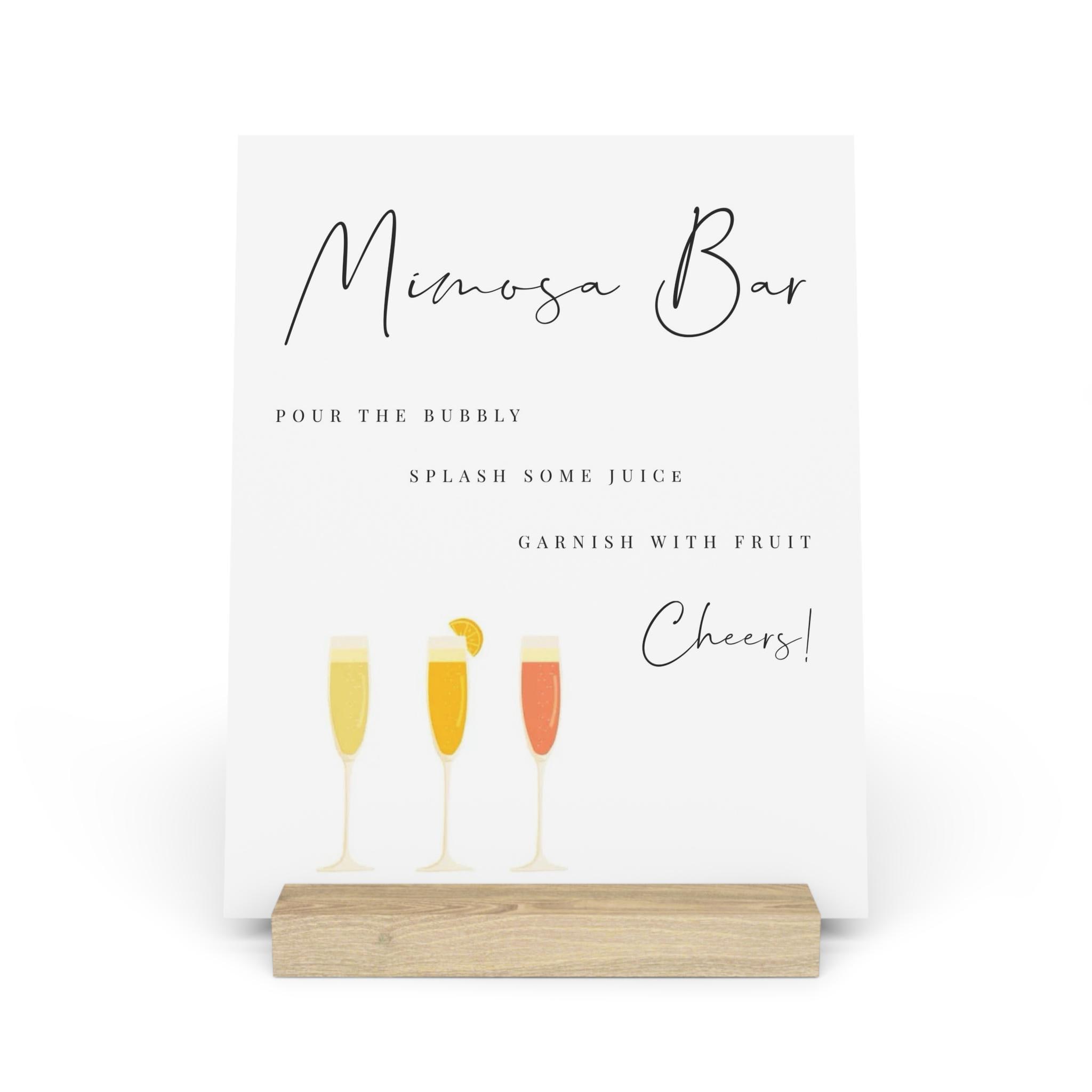 Mimosa Bar Printable Sign for Any Event - Etsy