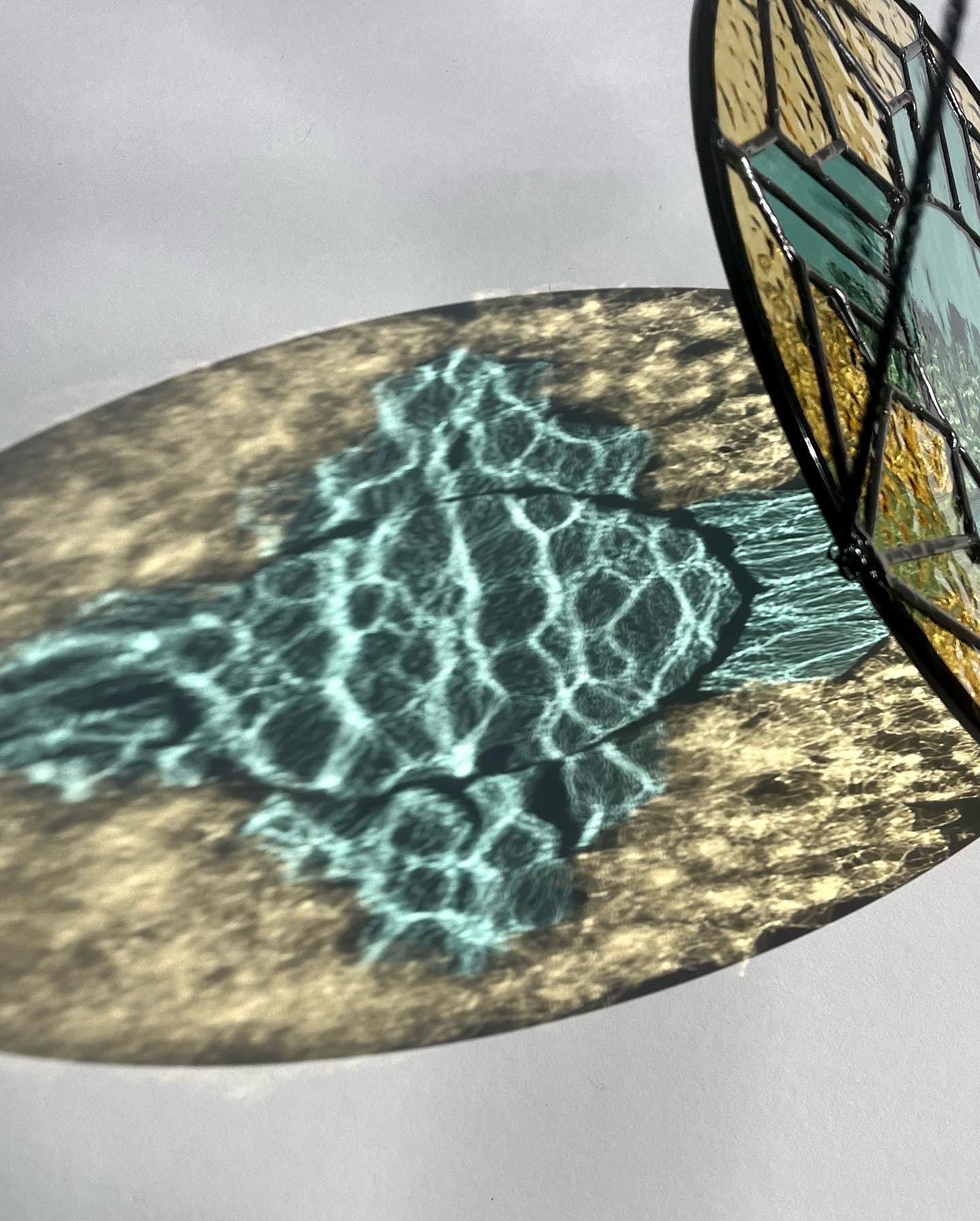 MADE TO ORDER: Zia #1. Stained Glass Suncatcher Zia Symbol New Mexico ...