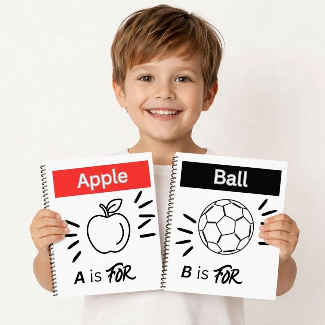 26 Alphabet Coloring Pages, Preschool Printable Activity, Baby First ...