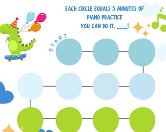 Customizable Practice Reward Chart - Etsy