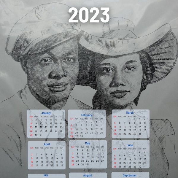 2023 Vintage Calendar - Etsy