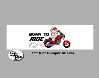 Born to Ride Motorcycle, Forced to Work Sticker, Gift for Dad, Fathers ...