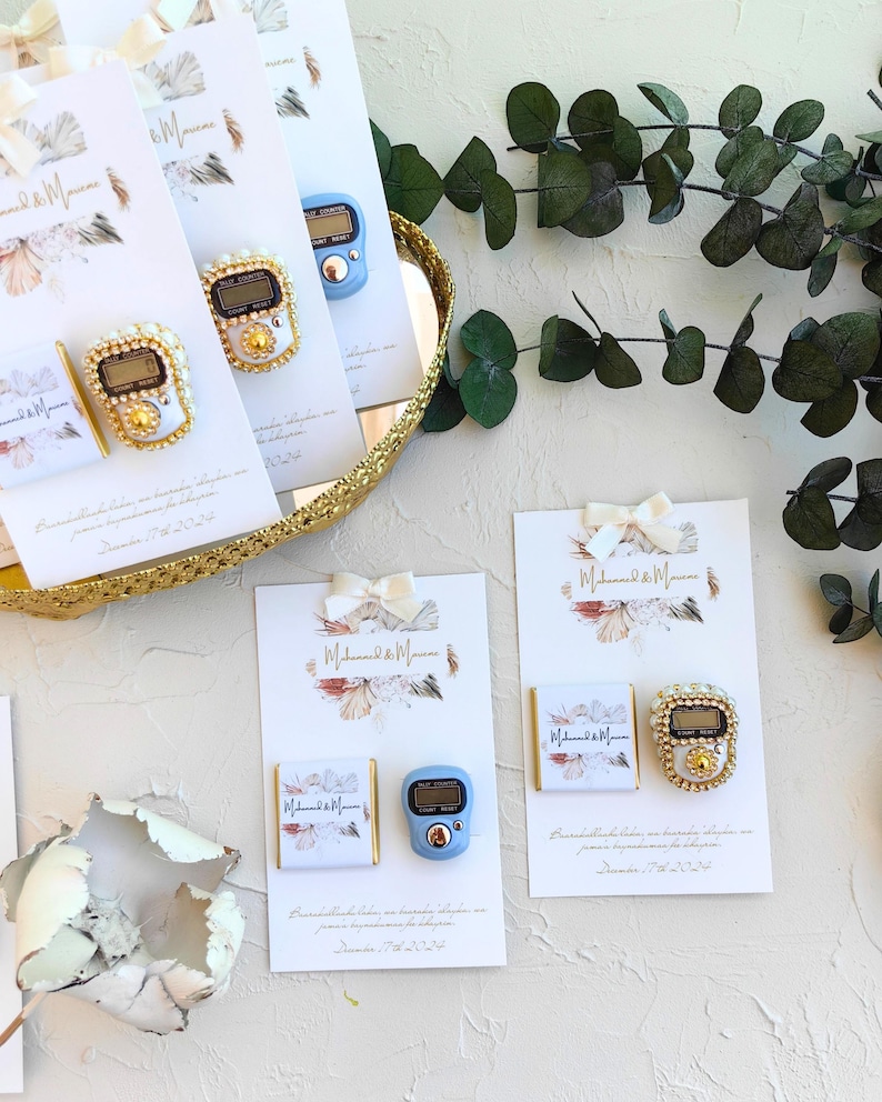 Personalized Dhikrmatic and Chocolate Gift Set: İslamic Wedding ...