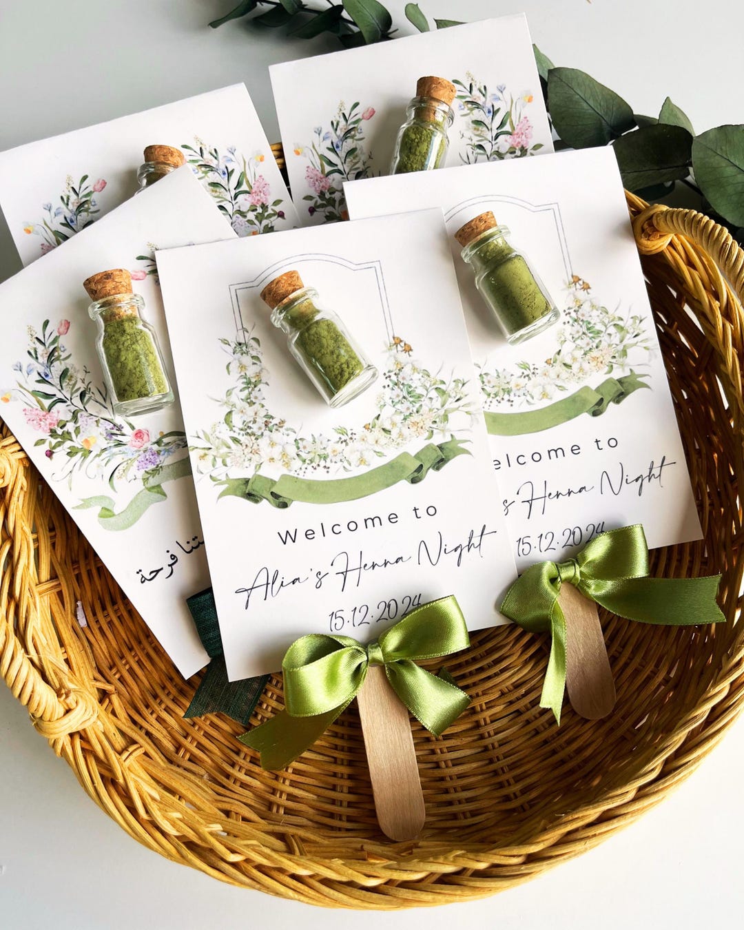 Henna Night Gift,custom Henna Favor,henna Tube Memories,engagement ...