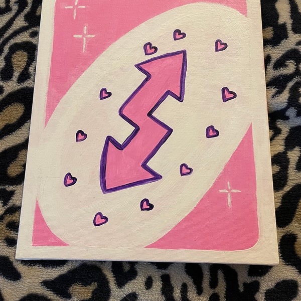 Pink Uno Card Template - Etsy