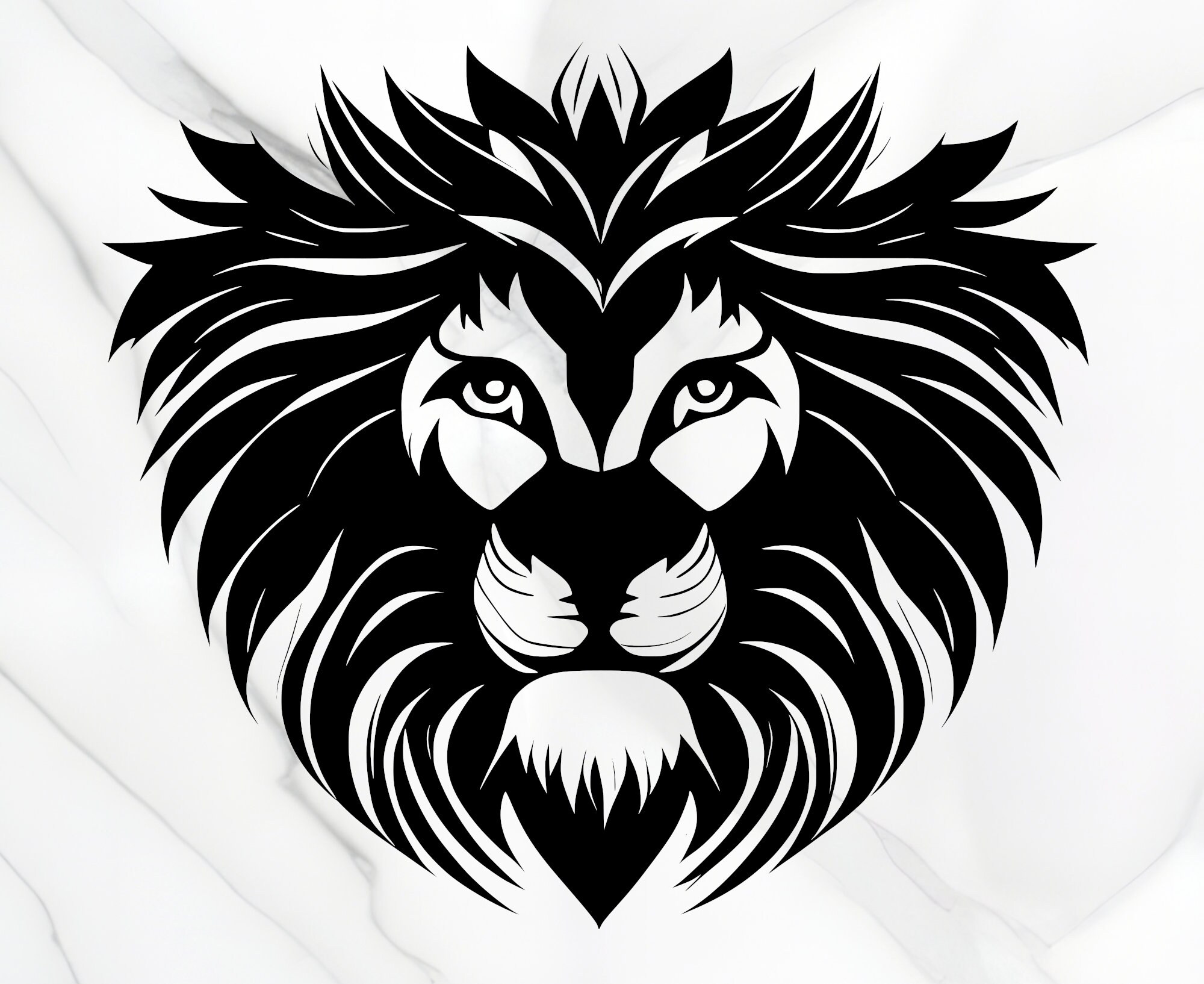 Tribal Lion Head