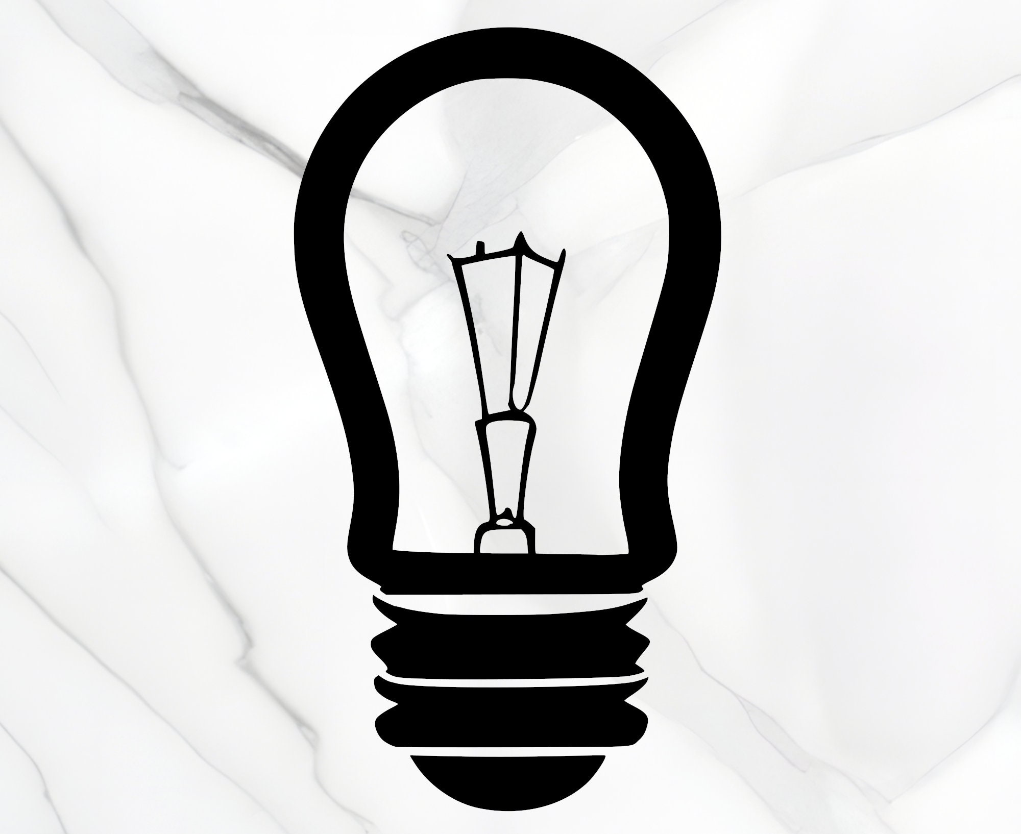 Stencil Art: Light Bulb 1 SVG Light Bulb Art Light Bulb Clipart Light ...