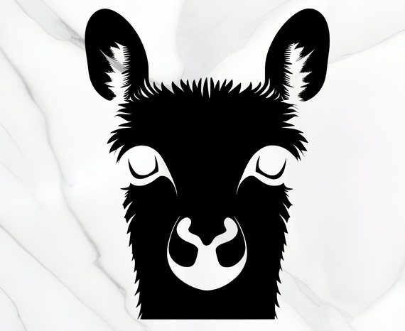 Alpaca Head Outline