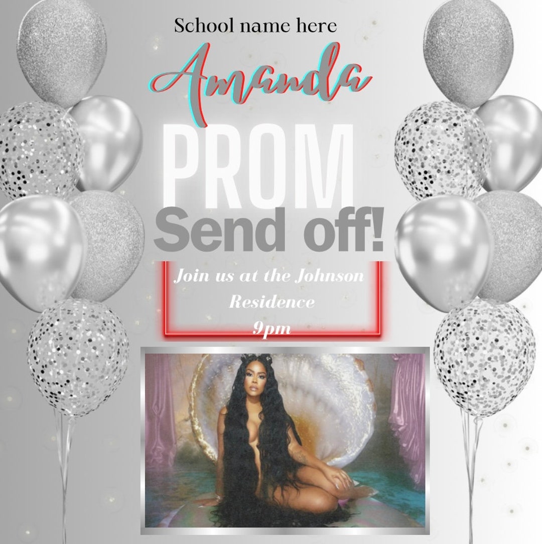 DIY Prom Send off Flyer Prom Invitation Prom Night Senior - Etsy