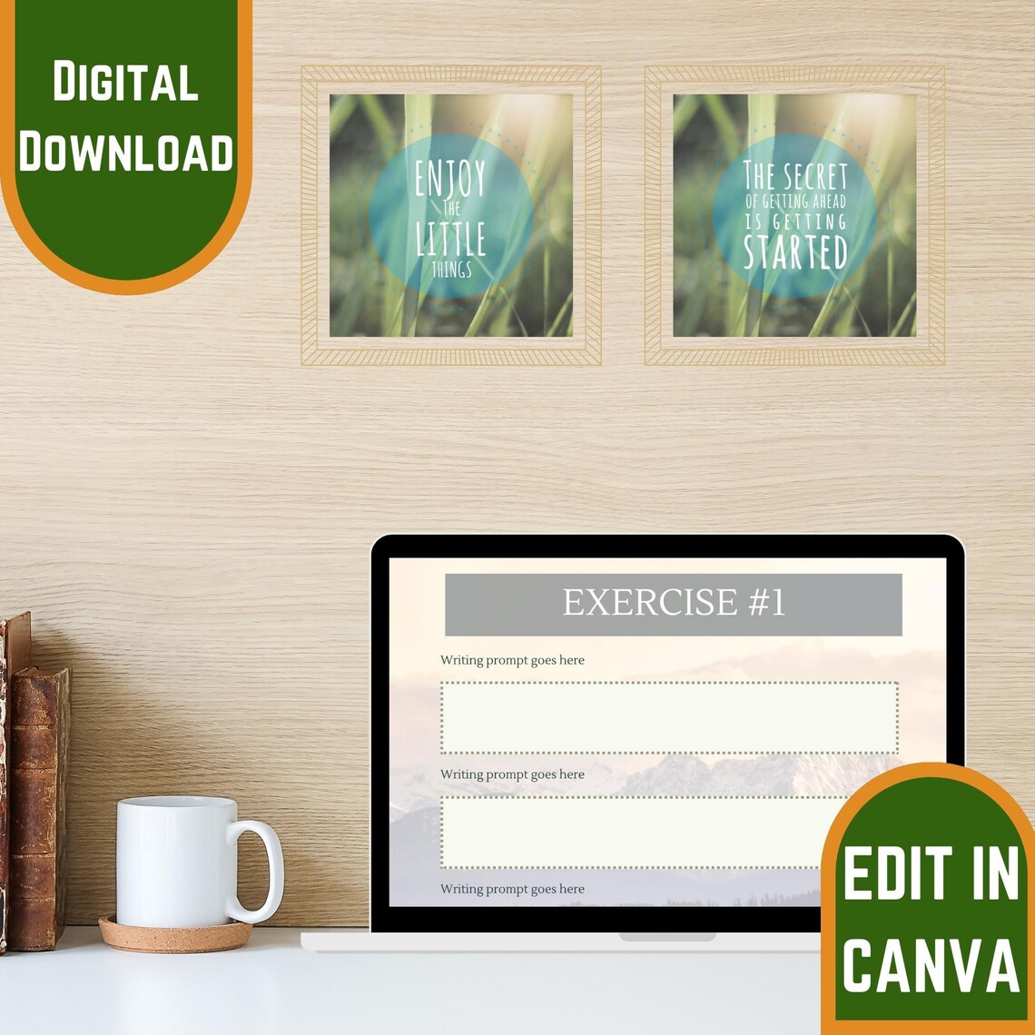 Fully Editable Workbook Canva Template Canva Journal Template Editable ...