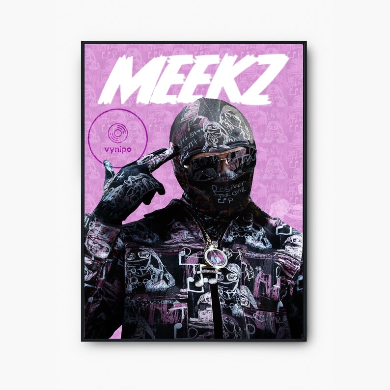 Meekz Poster - Fan Art Digital Print UK Rap (no Watermark When ...