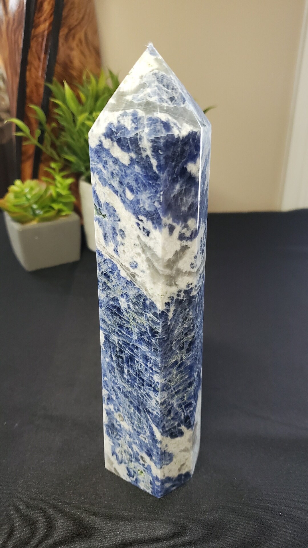 An Extra Large Beautiful Blue Sodalite Crystal Tower - Promote Rational ...