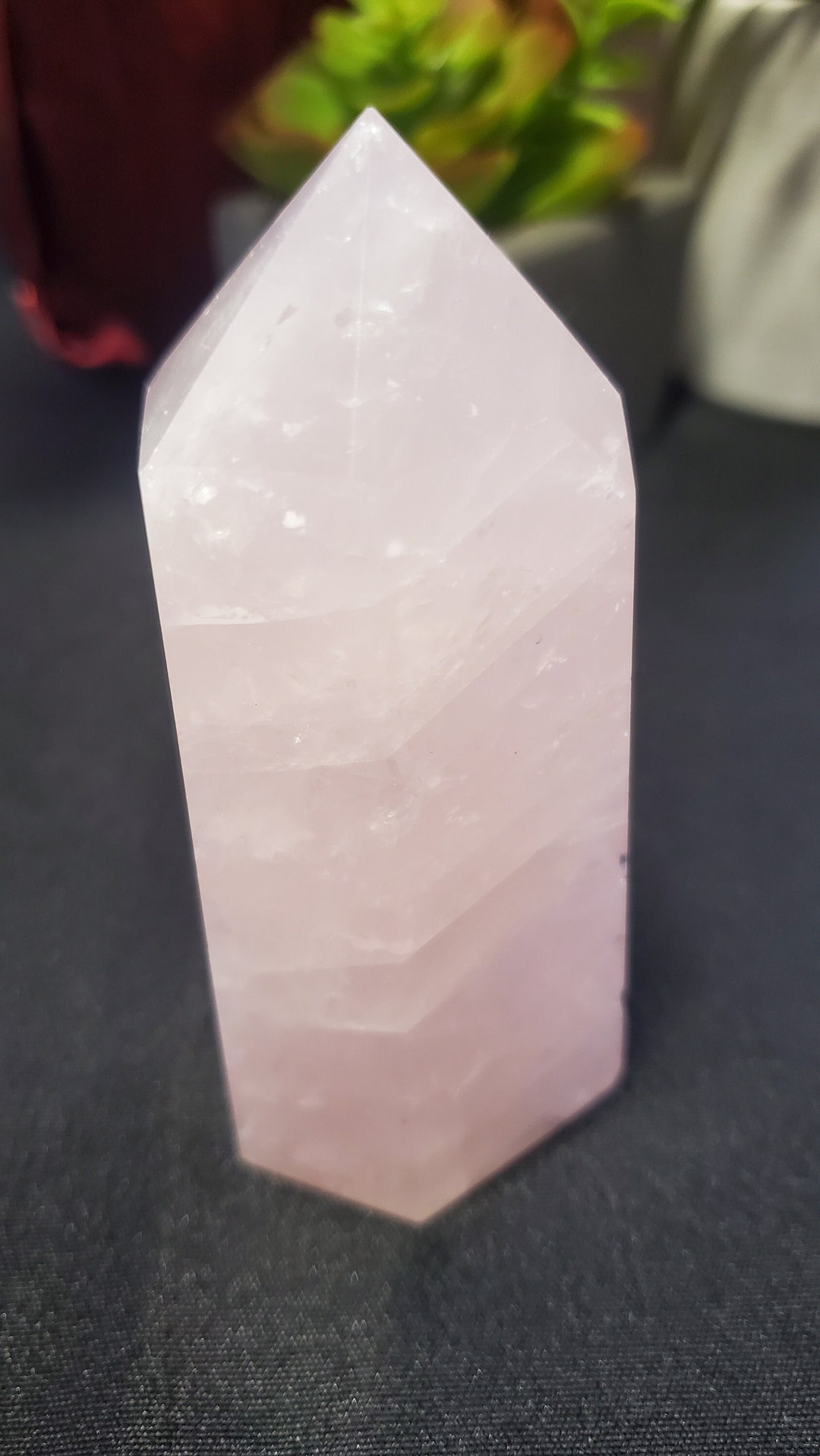 An Enchanting Rose Quartz Crystal Tower Ignite the Love & Light in Your ...