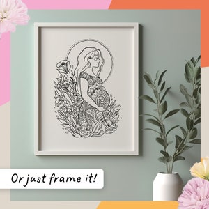 Pregnancy Coloring Pages Bundle Birth Womb Art Doula & Midwife Positive ...