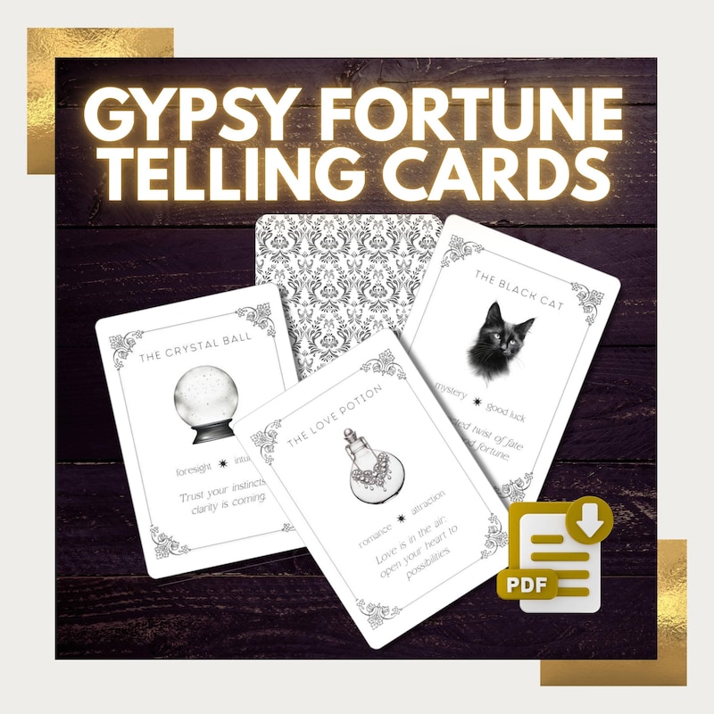 Fortune Teller Oracle Deck - Etsy