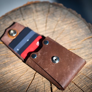 Personalized Leather Credit Card Coin Purse, Coin Pouch, Coin Wallet ...