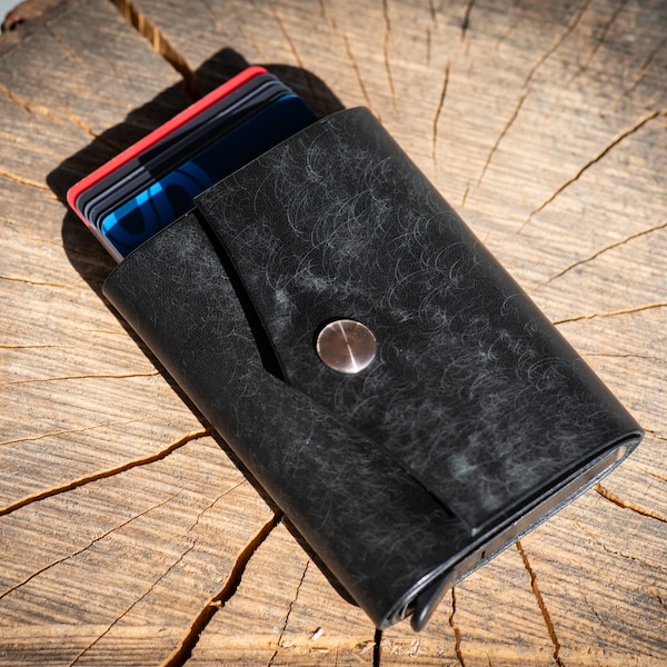 Sliding Card Wallet - Etsy