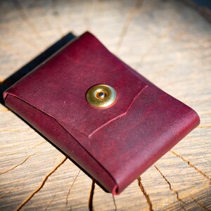 Personalized Leather Credit Card Coin Purse, Coin Pouch, Coin Wallet ...