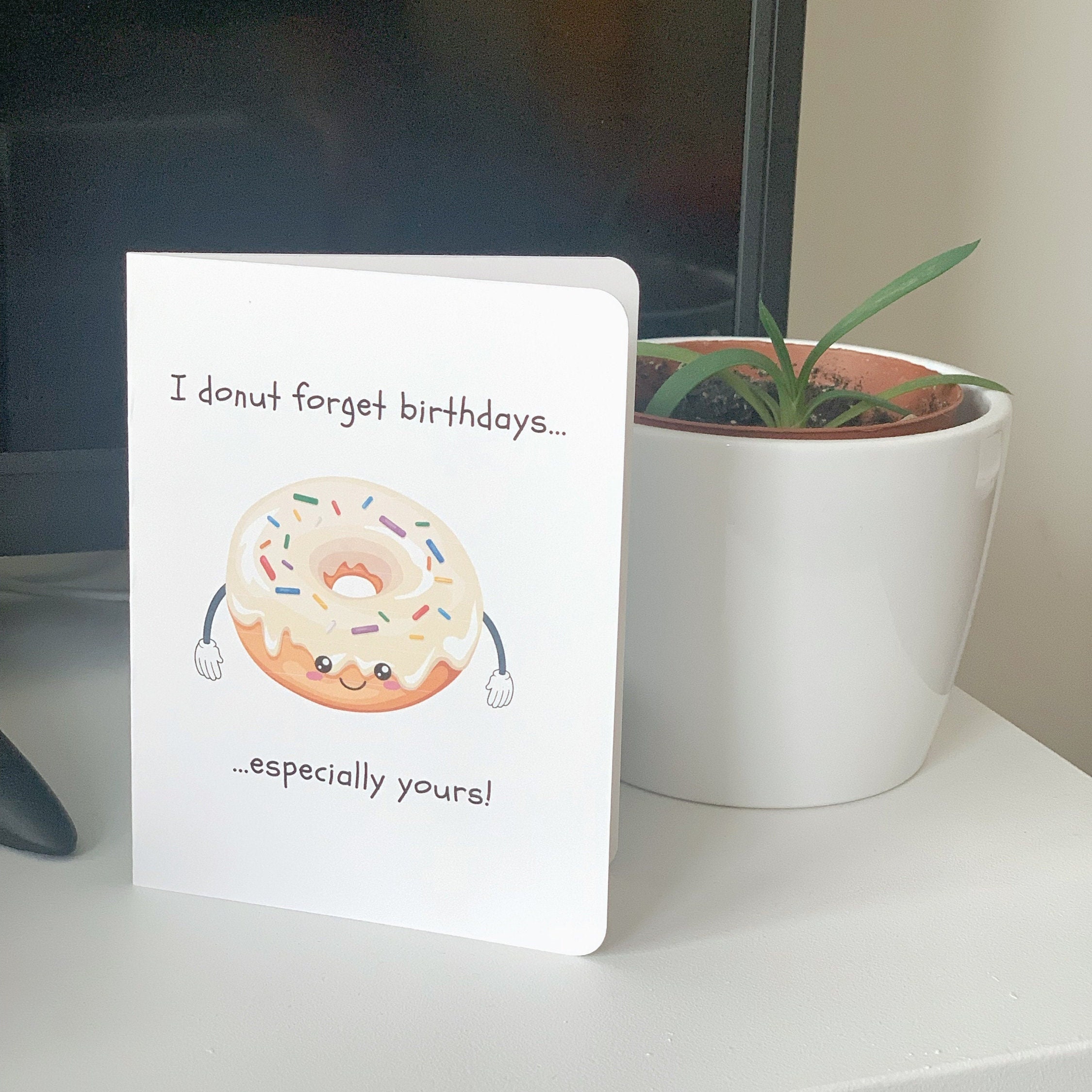Birthday Card | "i Donut Forget Birthdays, Especially Yours" Funny and ...