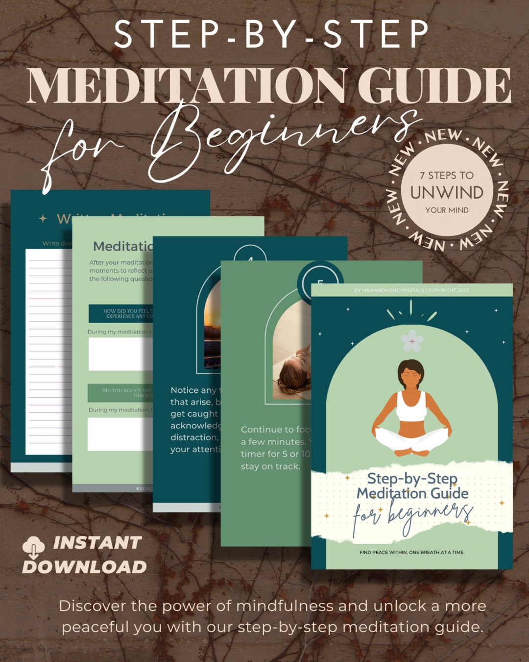 Step-by-step Meditation Guide for Beginners Mindful Meditation ...