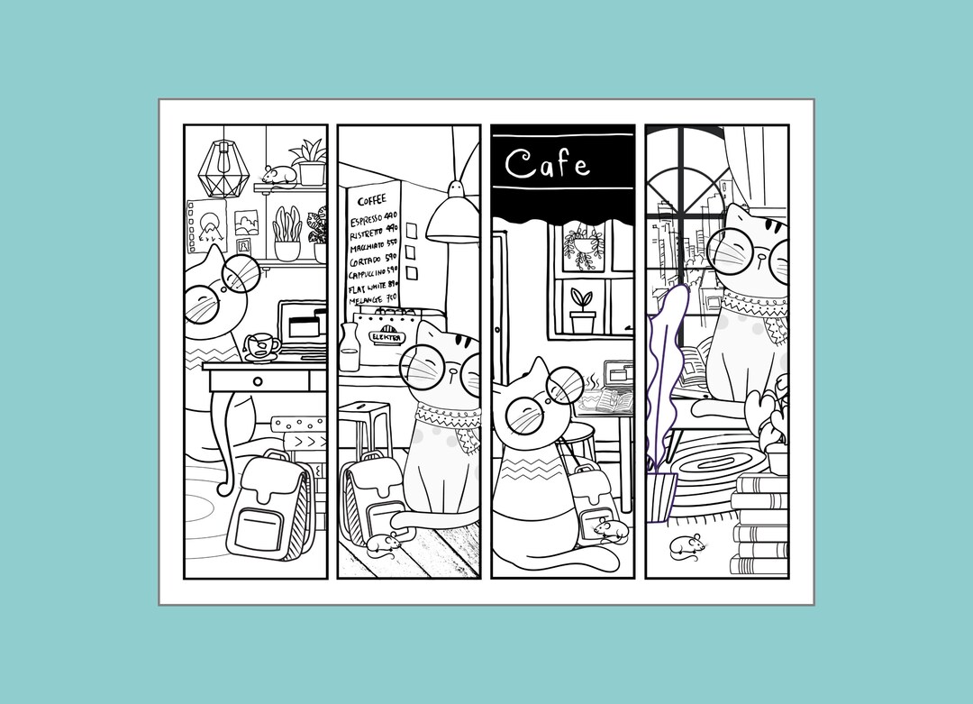 Printable Coloring Bookmarks, DIY Bookmarks, Back to School, Reading ...