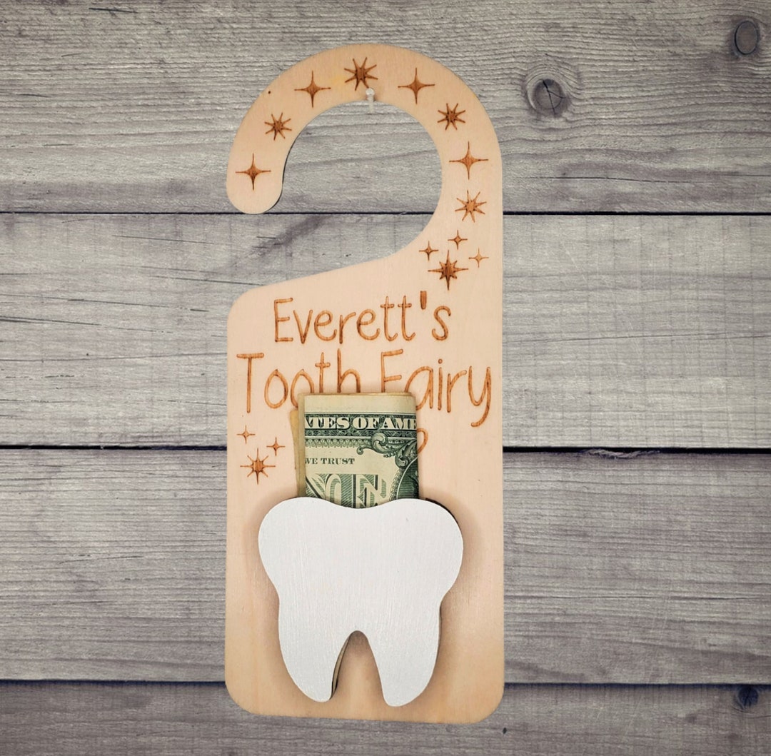 Tooth Fairy Door Hanger/ Tooth Fairy Box / Personalized Tooth Fairy ...