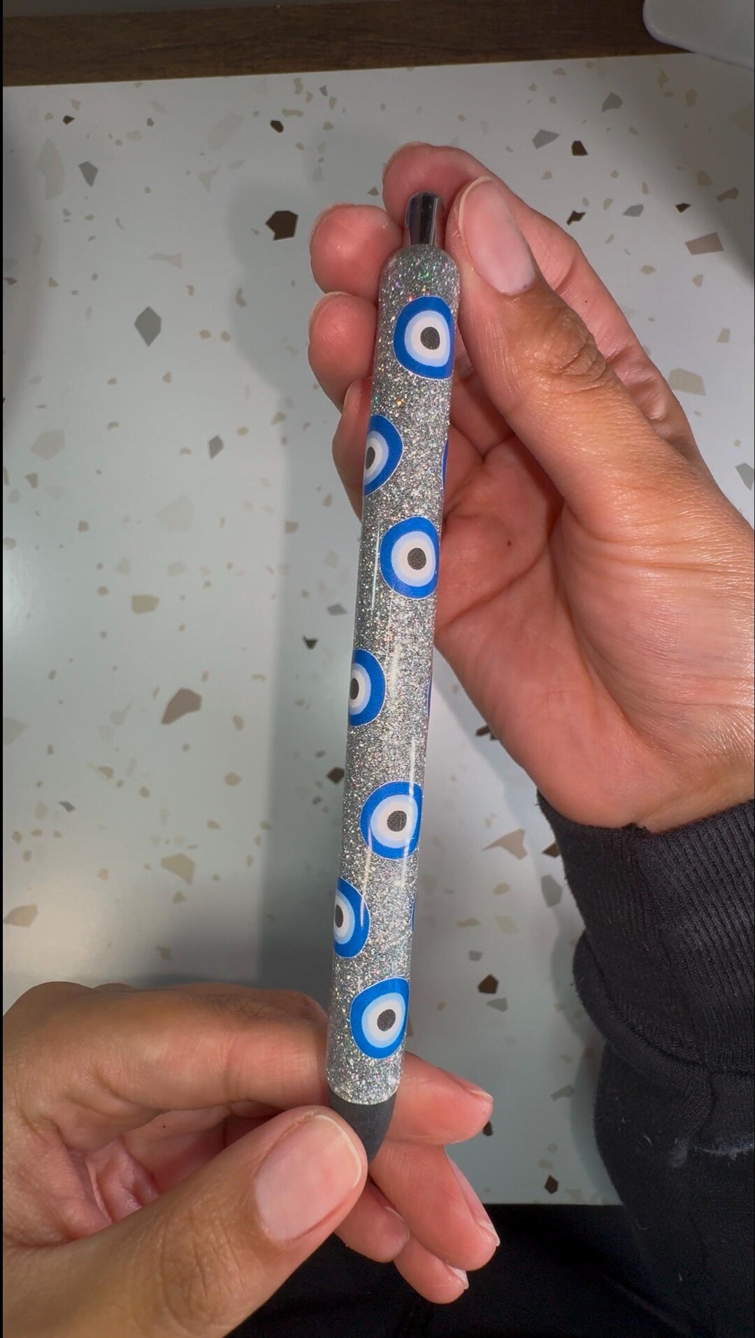 Glitter Gel Pens/ Inkjoy Gel Pen/ Customized Pens/ Evil Eye Pens ...