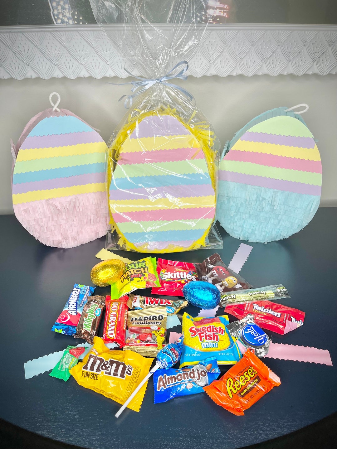 Mini Easter Egg Piñata Bundle/ Candy Filled Piñatas/ Candies - Etsy