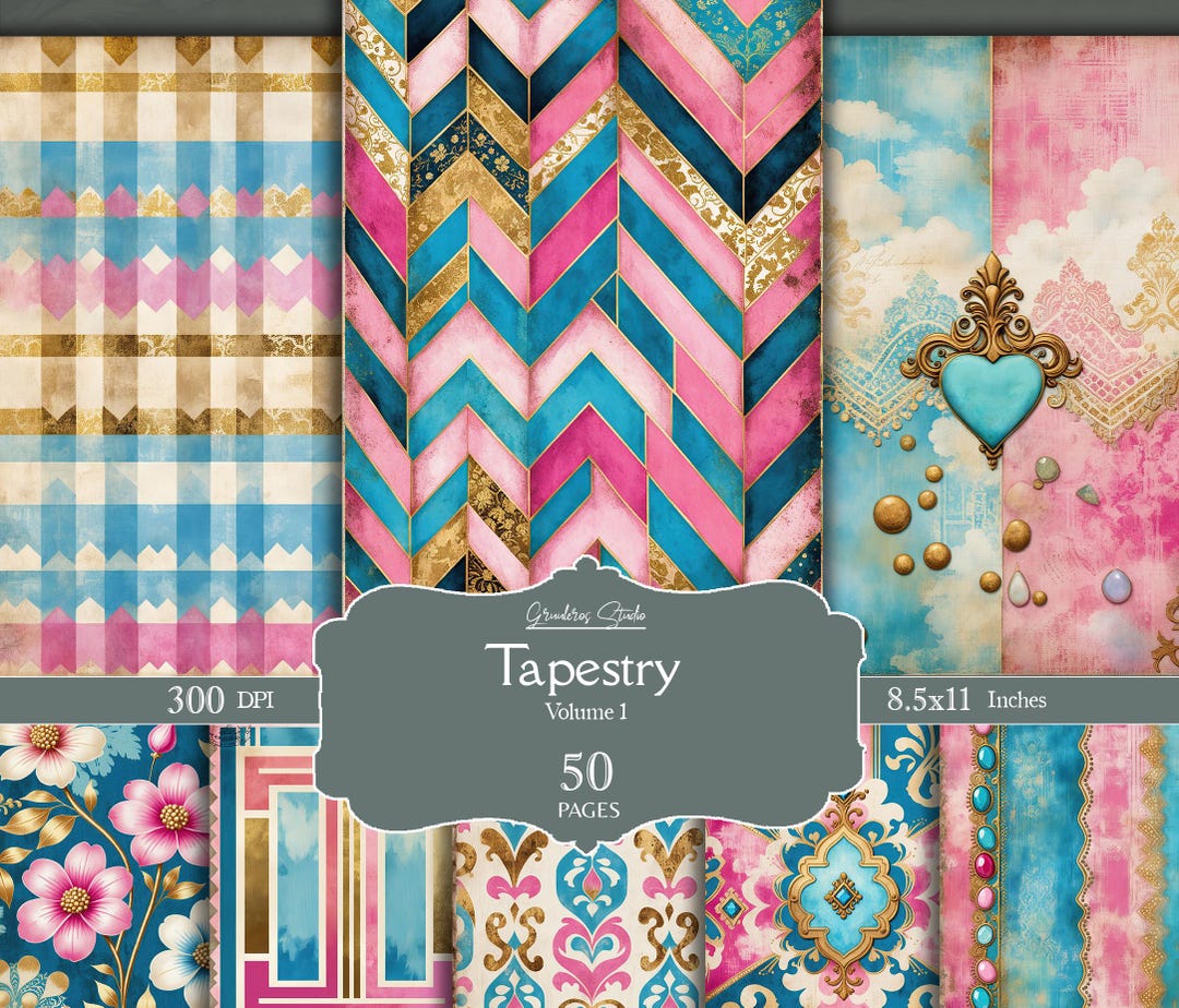 Printable Victorian Paper, Texture Theme, Journal Embellishment, Luxury ...