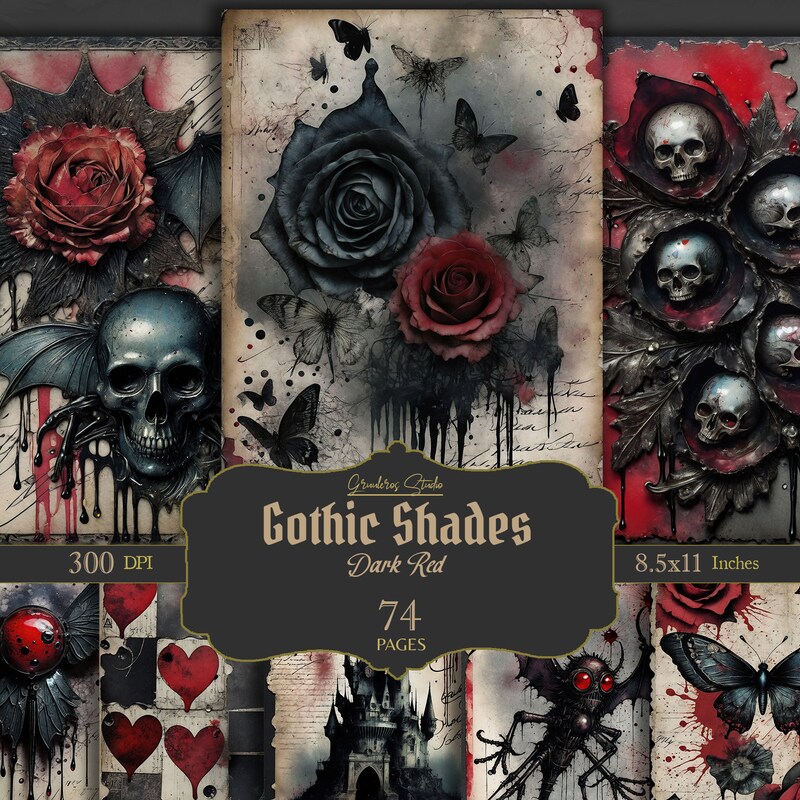 Gothic Red - Etsy