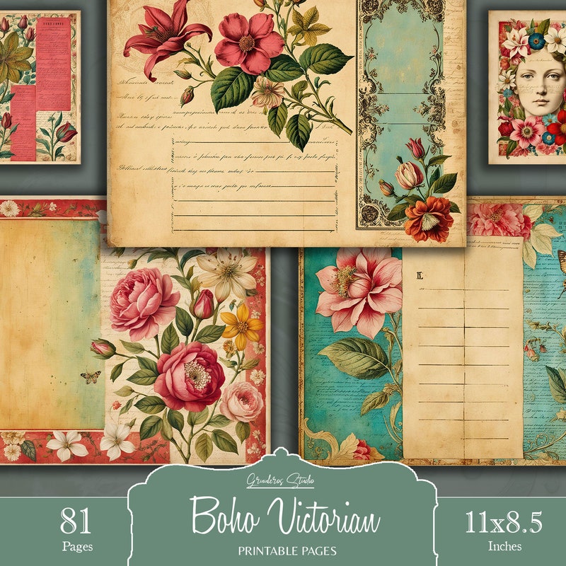 Collage Victorian - Etsy
