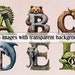 Cute Animal Alphabet Clipart Bundle Transparent PNG, Bundle Clipart ...